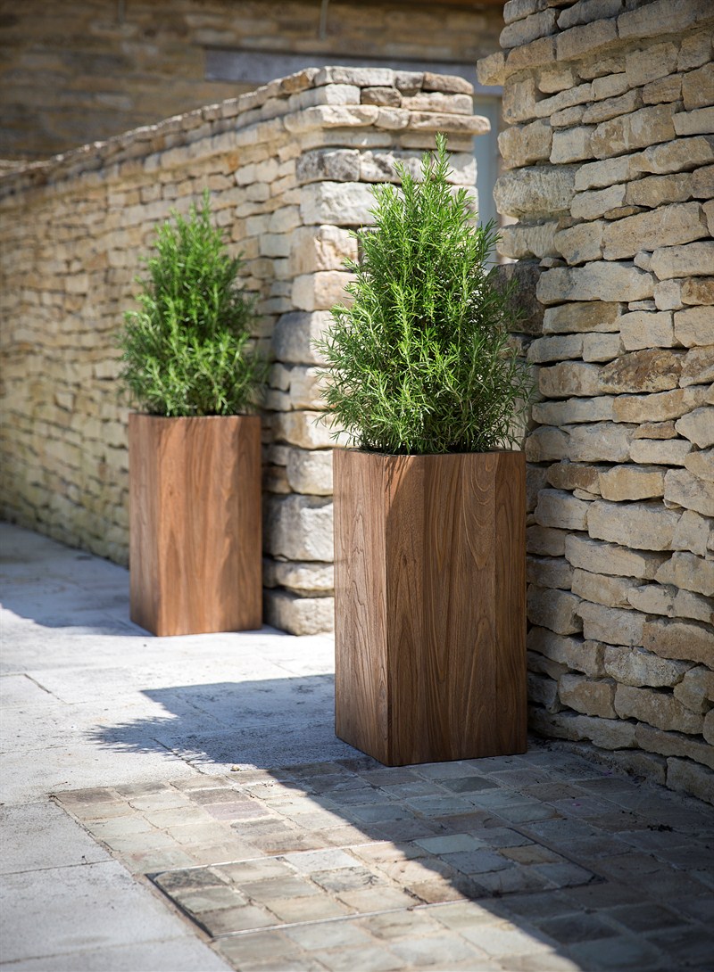 Wood Planter Boxes Add Natural Charm | Plantscapes